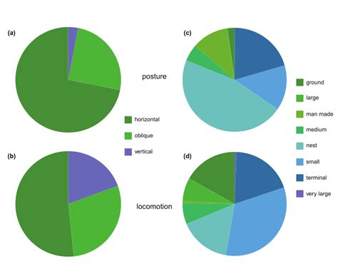 Pie Charts Demonstrating The Relative Proportions Of Substrate