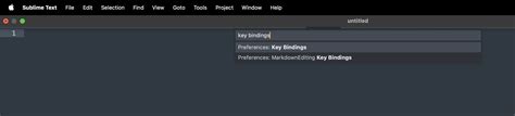 Sublimetext Sublime Text 3 On Macos Editing Package Keybindings Custom Keybindings In