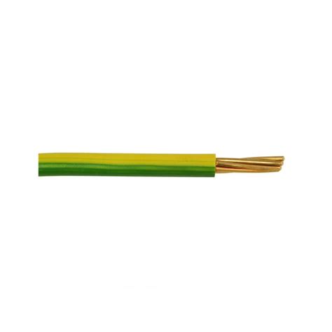 Cable Single Core 1 5mm Green Yellow 1 Yard Fetuh07vr1 5yg Mandc Home Depot