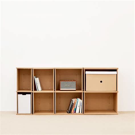 페이퍼팝 2단 페이퍼팝 책장 종이가구 조립식 책장 전면 가로 선반 Diy 위시버킷