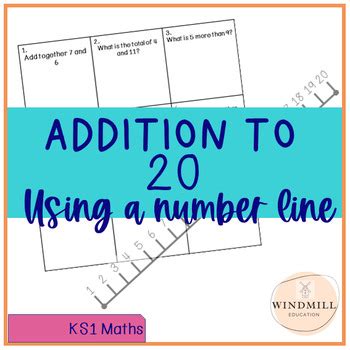 Addition To 20 Using A Number Line By Windmill Education TPT