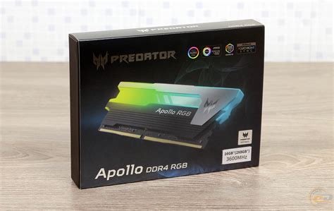 Обзор набора оперативной памяти Ddr4 3600 Acer Predator Apollo объемом