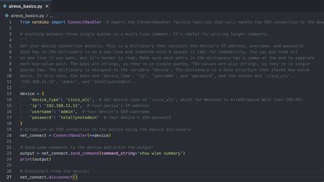 Python Automation For Cisco Aireos Wlcs Wirelesstot