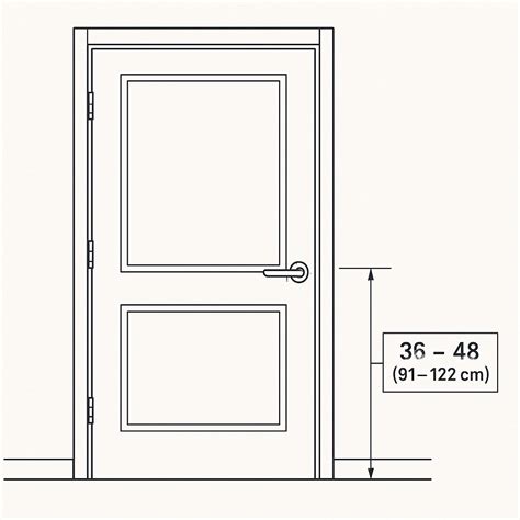 Ideal Door Handle Height 36 Inches For Easy Access Zuperior Hardware