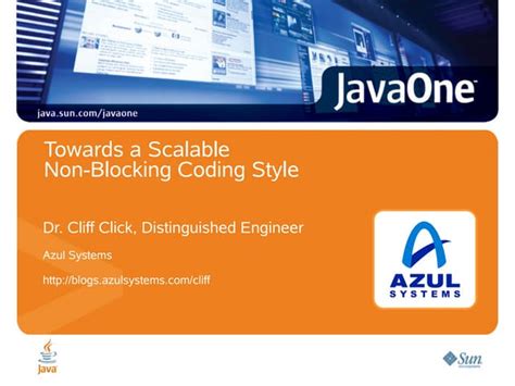 Towards A Scalable Non Blocking Coding Style Ppt