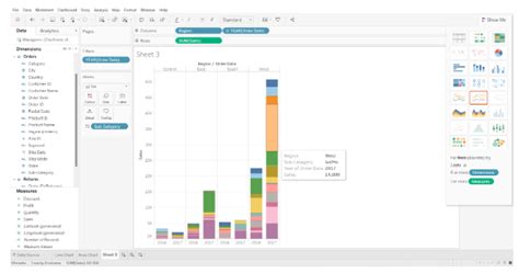 Tableau Stacked Bar Chart I Tutorials