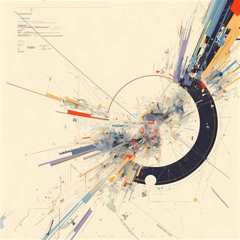 Symphony Of Numbers A Visual Representation Of Data Stock Illustration