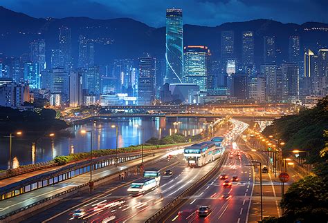 버스가 있는 밤의 도시 길 도로 마포구 배경 일러스트 및 사진 무료 다운로드 Pngtree