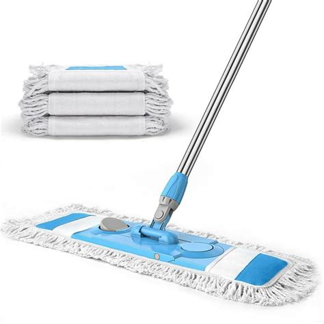 Convenient Sweeper Mop Reusable Clamp Mop With Short Stainless Steel