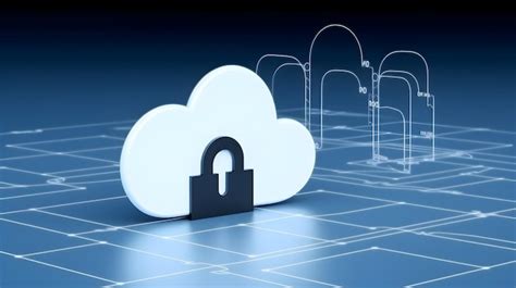 Premium AI Image Cloud Data Storage Cloud Computing And Data Security Concept AI Generated