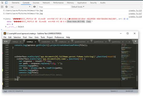 Javascript Send A File To An Api From Photoshop Stack Overflow