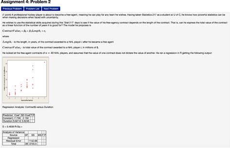 Solved Assignment 4 Problem 2 Previous Problem Problem List