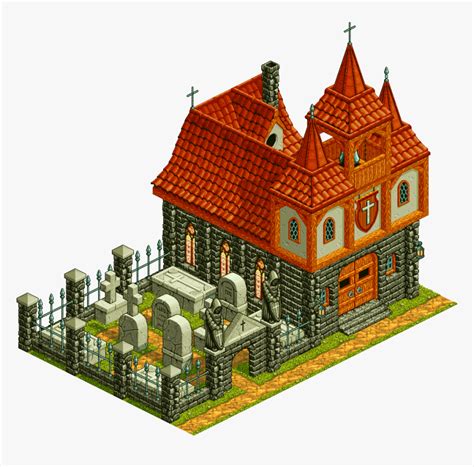 Isometric Building Pixel Art Isometric Building Hd Png Download