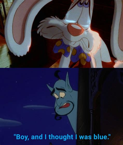Genie Sees Roger Rabbit Crying By Renervent On Deviantart
