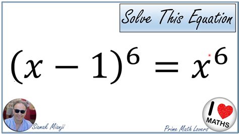 Solve This Sextic Equation X X YouTube