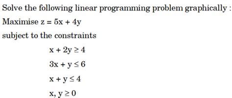 Solve The Following Linear Programming Studyx