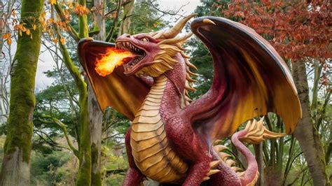 Premium Photo Dragon Statue