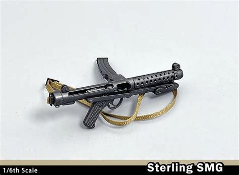 Sterling Smg Submachine Gun Black Zy Toys Machinegun