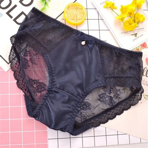 Womens Panties Sik Silk Mujer Satin Panties Sexy Ropa Interior