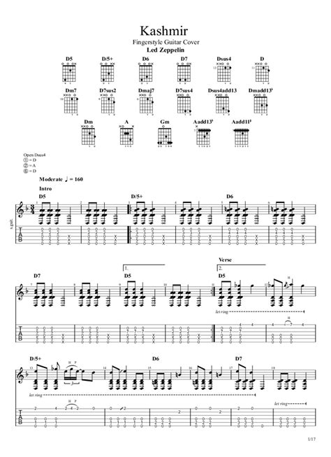 Kashmir Tab And Chords Led Zeppelin