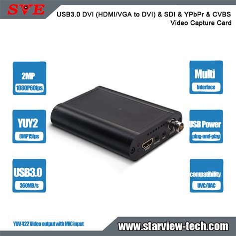usb3 0 dvi hdmi vga to dvi and sdi and ypbpr and cvbs video capture card
