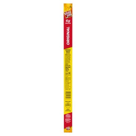Slim Jim Giant Sized Original Meat Snack Stick 0970 Oz Qfc