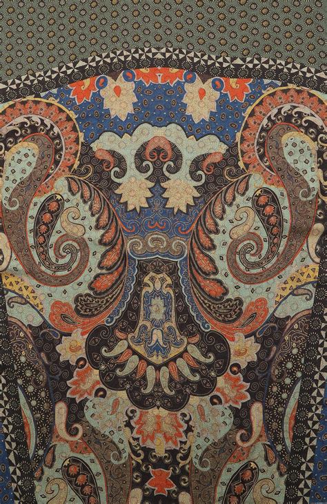 Платок из кашемира и шелка Etro цвет Разноцветный купить на ресейл платформе Tsum Collect арт
