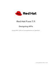 Designing Rest Apis For Fuse Applications On Openshift A Course Hero