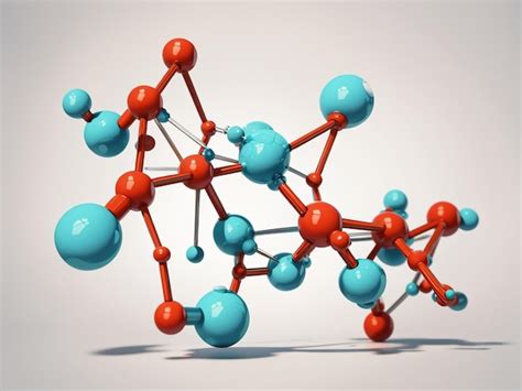 Premium Ai Image Ethereal Chemistry 3d Flat Model Of Ethyl Formate