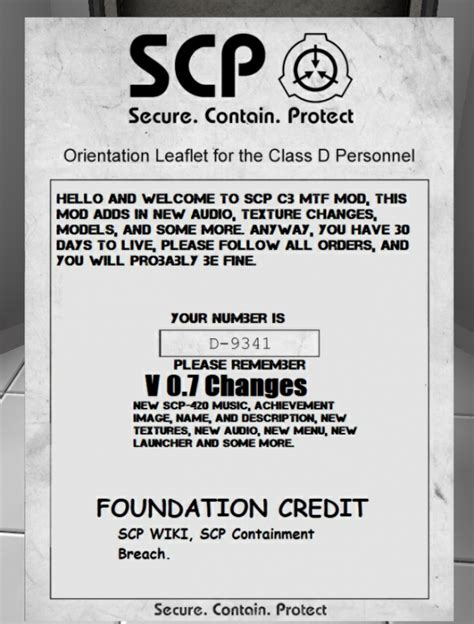 Image 4 Scp Containment Breach Mtf Mod For Scp Moddb