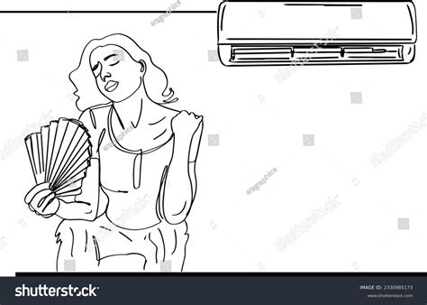 Woman Ac Not Working Over 1 Royalty Free Licensable Stock