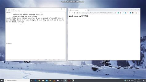 Introduction To Html Video 2 Youtube