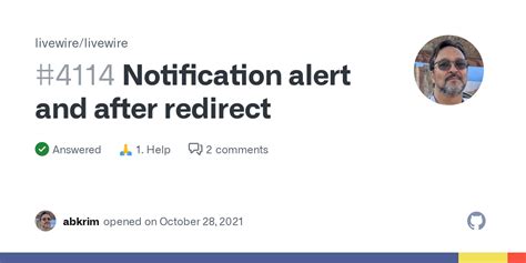 Notification Alert And After Redirect Livewire Livewire Discussion Github