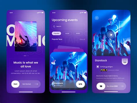 Event App Ui Design Exploration By Md Abir Hossain For Hilf Al Digital