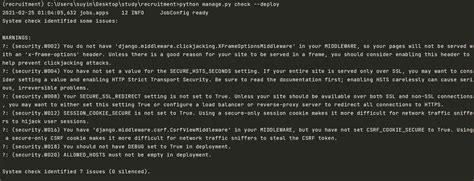 Django 生产环境要注意哪些事项 Python技术分享