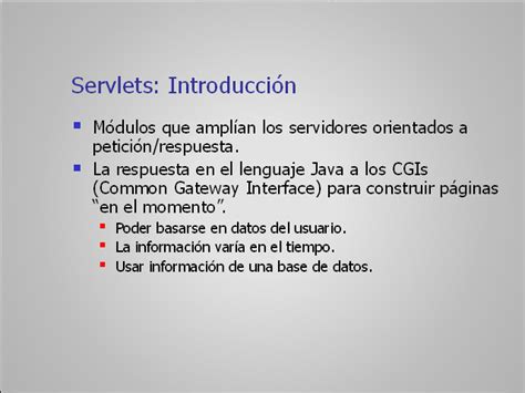 Servlets Y Jsps