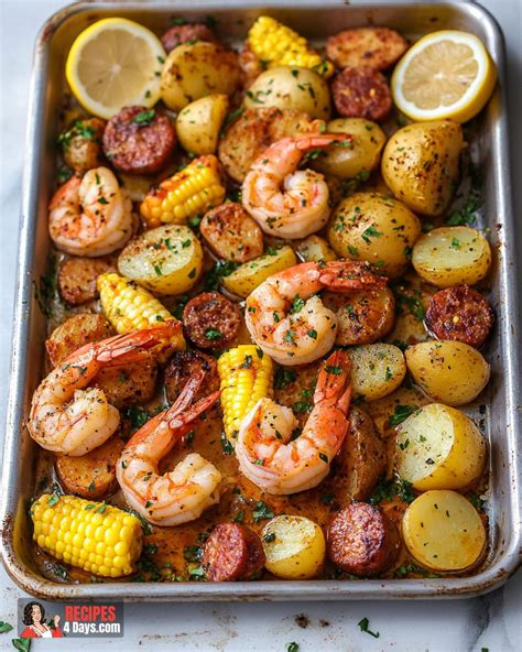 Sheet Pan Shrimp Boil
