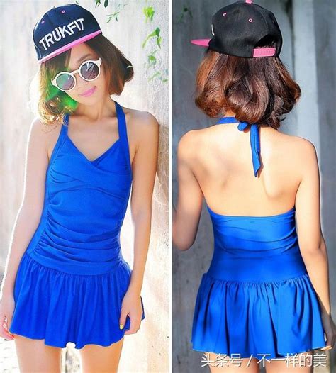 海灘邊藍色的比基尼 每日頭條