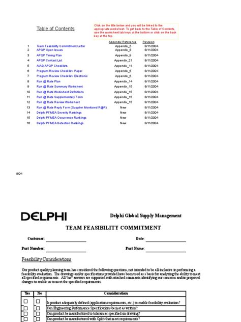 Apqp Pdf Specification Technical Standard Design