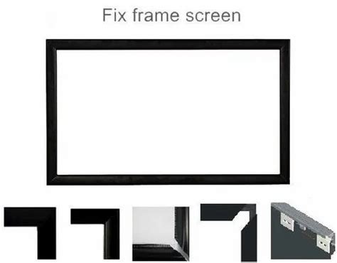 Wall Mount Fixed Frame Projector Screens At Piece In Pune Id