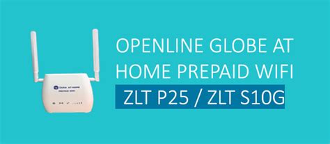 How To Openline Globe At Home Prepaid WiFi ZLT P ZLT S G Pinoy Newbie