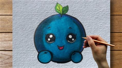 Master This Easy Blueberry Drawing In 5 Simple Steps 🍇 Youtube