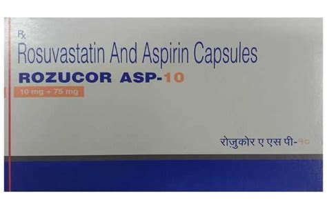 Rozucor Asp 10 75 Capsule Uses Price Dosage Side Effects Substitute Buy Online