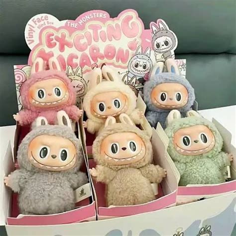 Jual Ready Stock Labubu Siap Kirim Boneka Labubu V1 Macaron Popmart