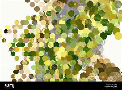 Geometric Conceptual Background Messy Random Line Circles Pattern For