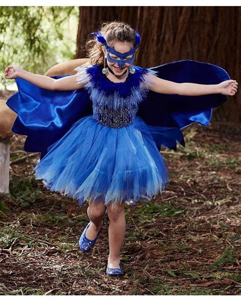 Красивая Синяя Птица костюм для девочки | чеканка светлячков | Bird ...