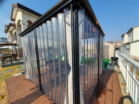 대부도 전원주택 바베큐장 옥외바람막이 투명자바라 설치 네이버 블로그