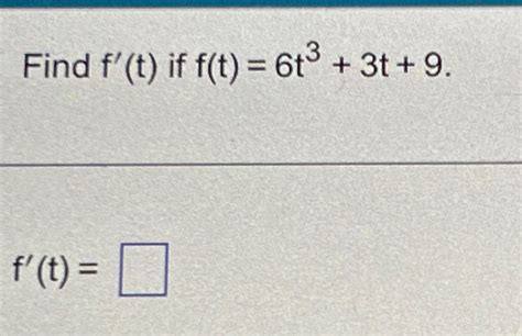 Solved Find F T If F T T T F T Chegg Com