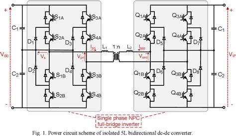 Figure 1 From An Isolated High Power Bidirectional Five Level Npc Dual Active Bridge Dc Dc