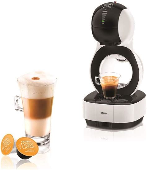 Krups Nescafé Dolce Gusto Lumio Automatic Coffee Pod Machine White